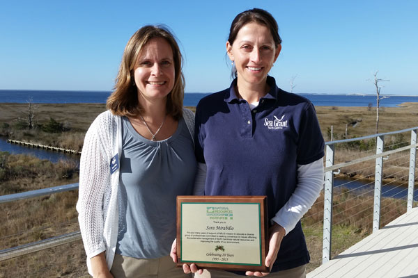 Mirabilio Recognized for Service, Leadership | North Carolina Sea Grant